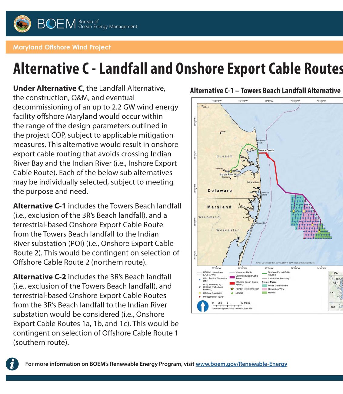 Maryland Offshore Wind Draft EIS Virtual Meeting Room | Bureau of Ocean ...