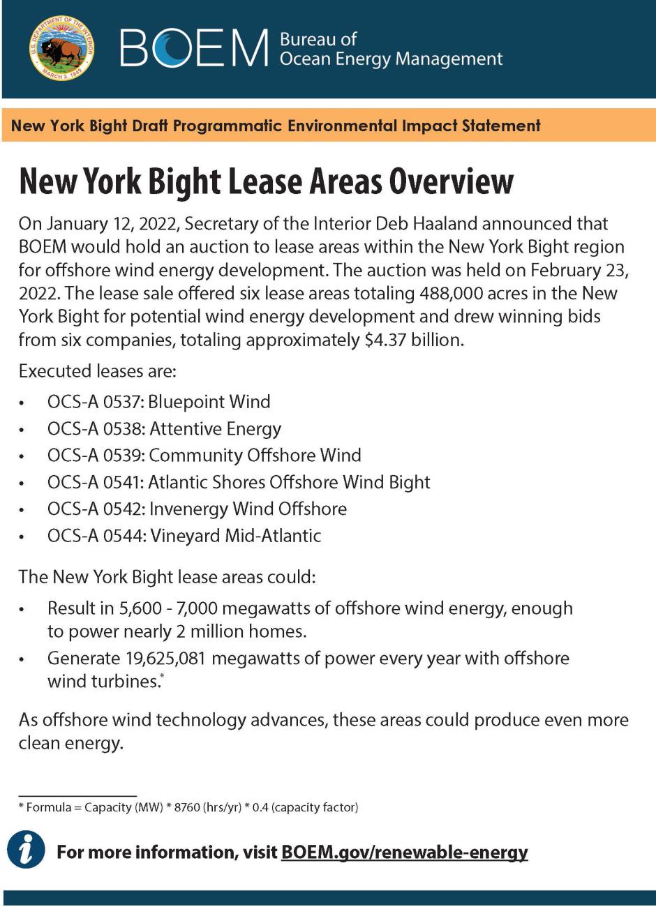 New York Bight Draft Programmatic Environmental Impact Statement ... New York Bight Draft Programmatic Environmental Impact Statement ...
