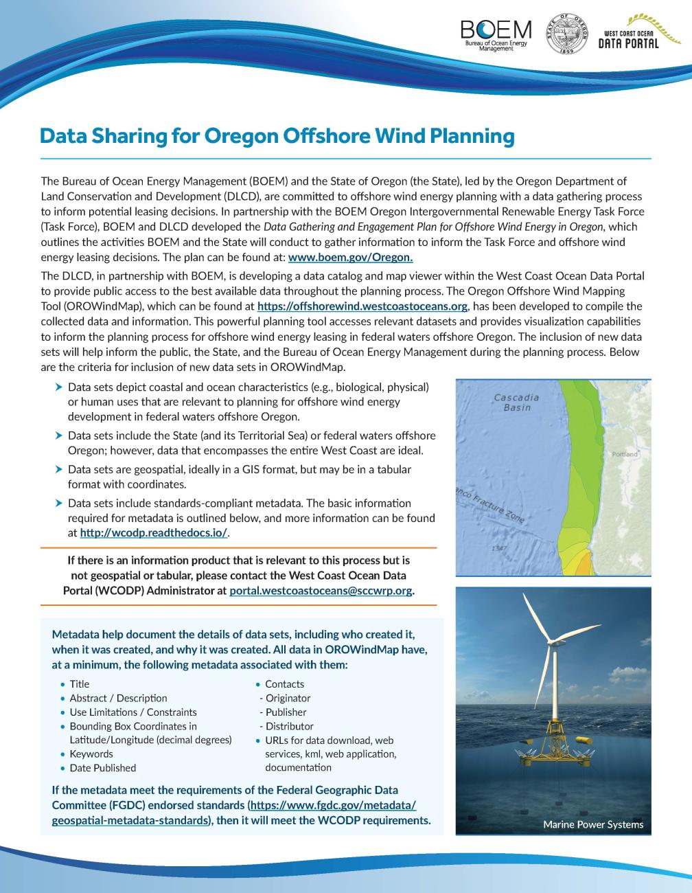Oregon Wind Energy Areas | Bureau of Ocean Energy Management