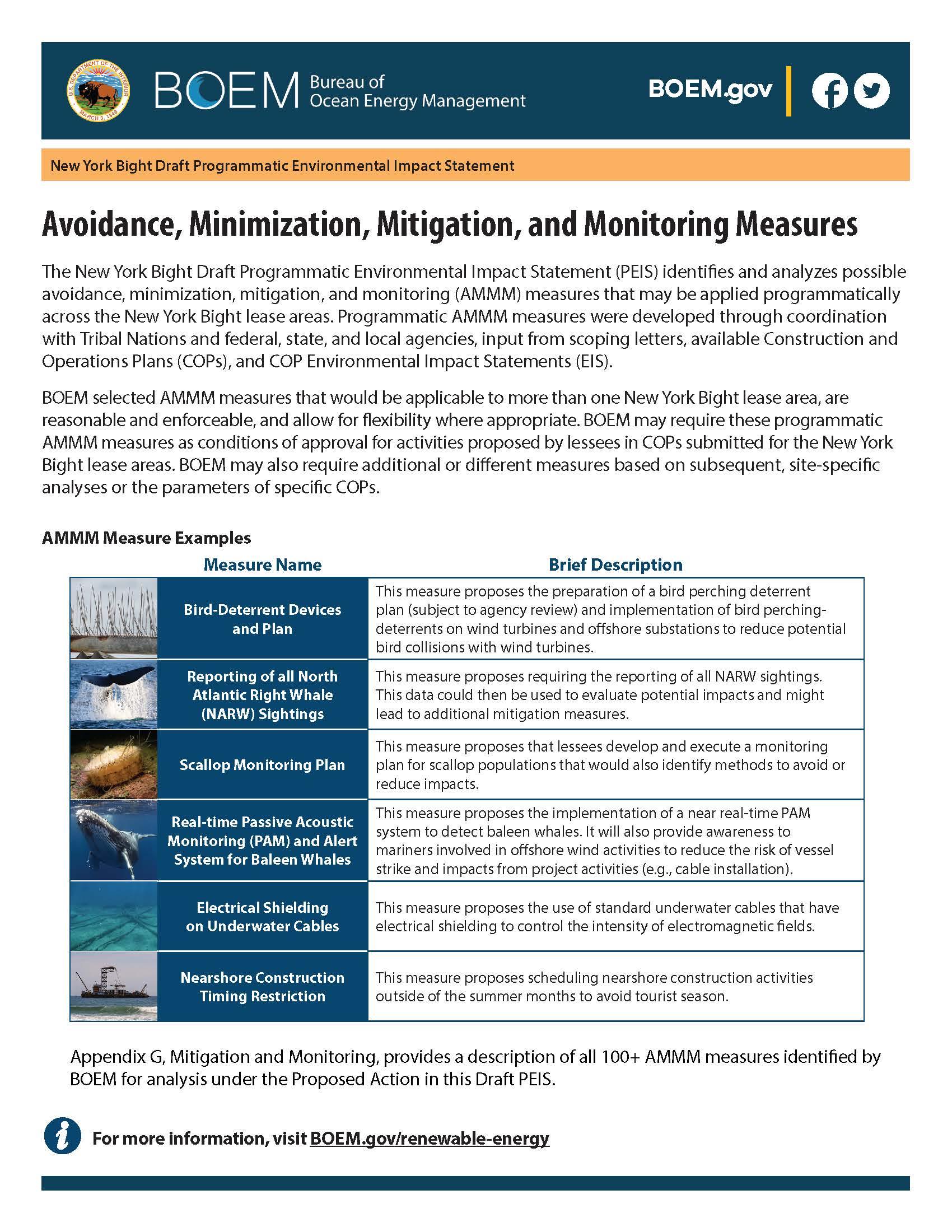 New York Bight Draft Programmatic Environmental Impact Statement ...