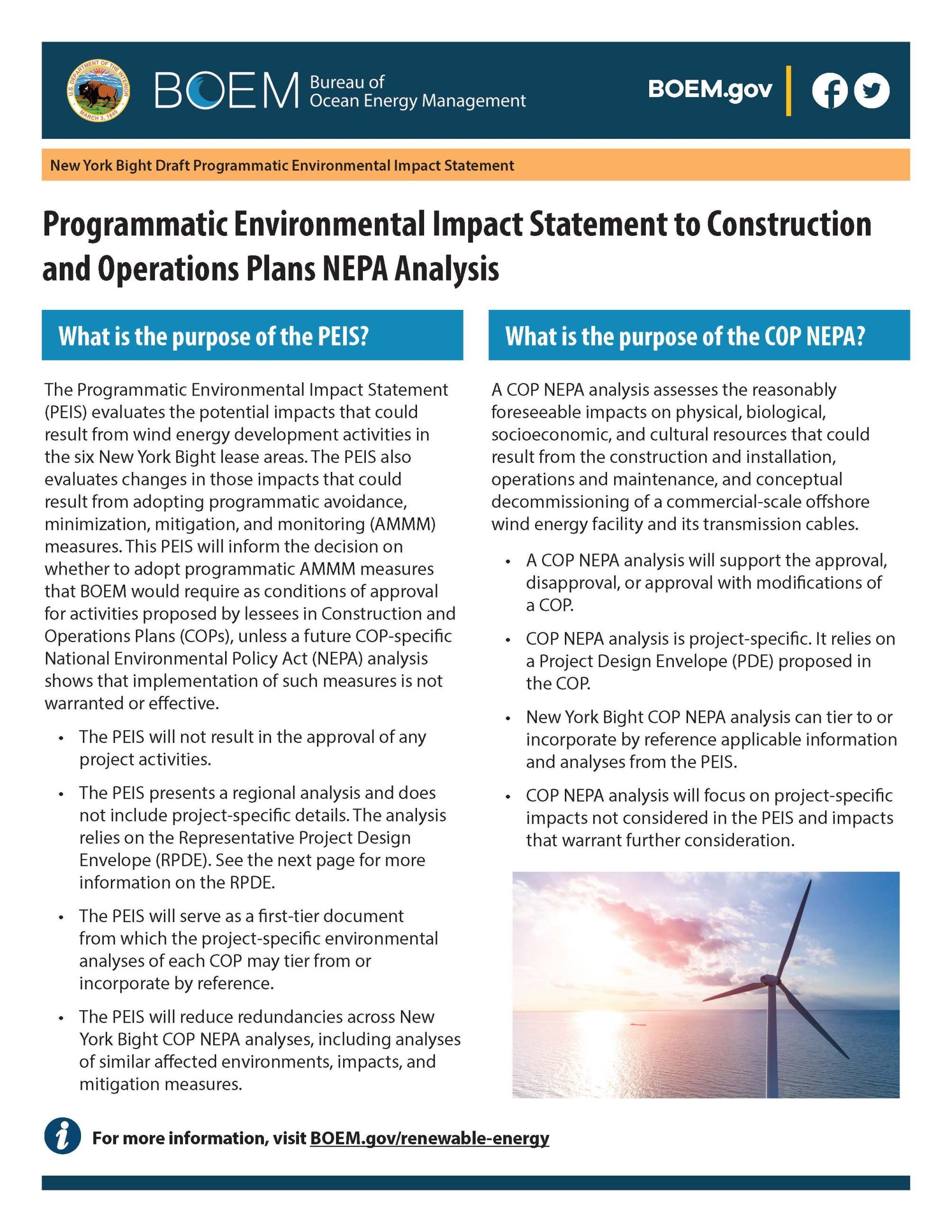 New York Bight Draft Programmatic Environmental Impact Statement ...