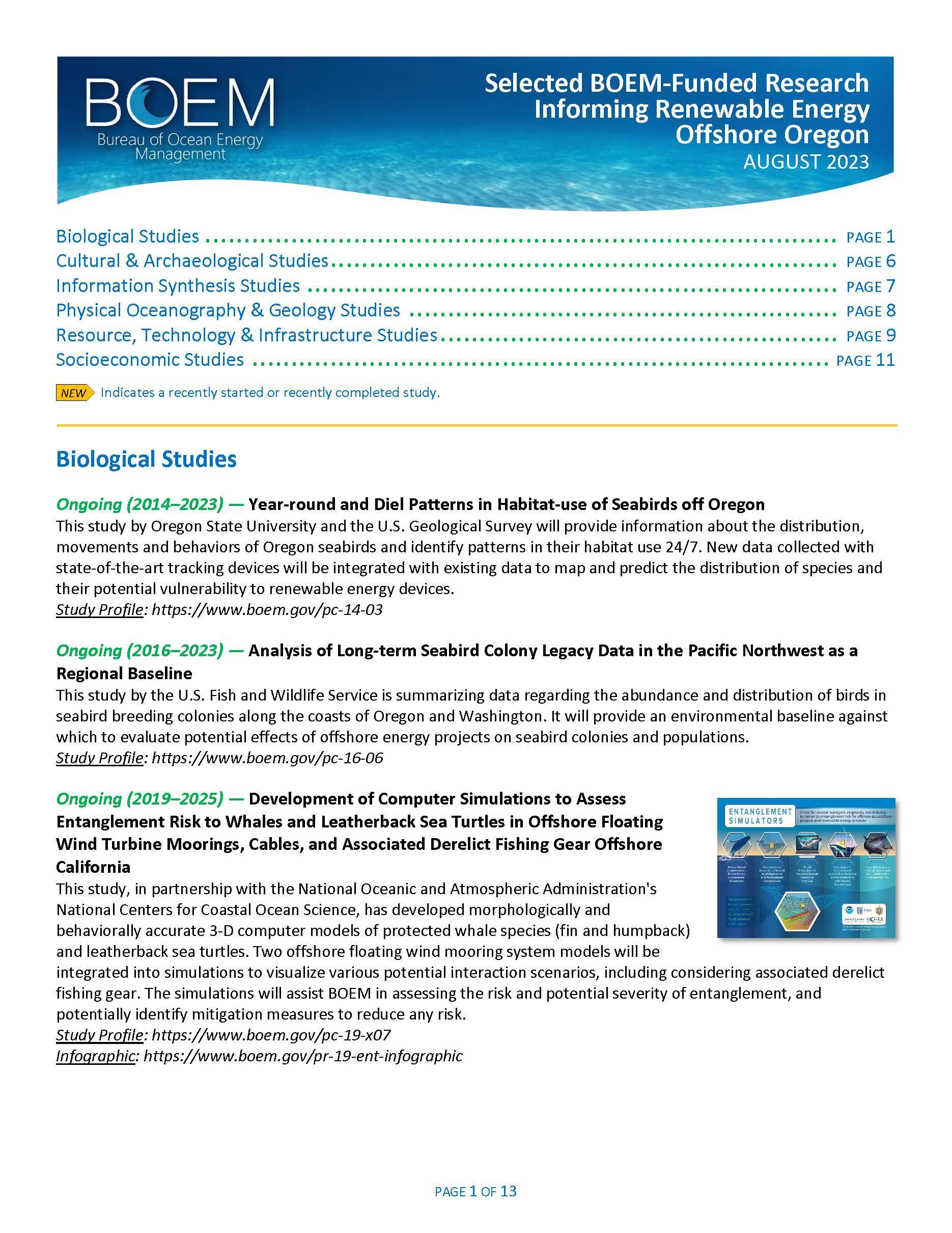 Oregon Wind Energy Areas | Bureau of Ocean Energy Management