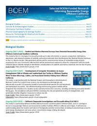 California Offshore Wind Programmatic Environmental Impact Statement ...