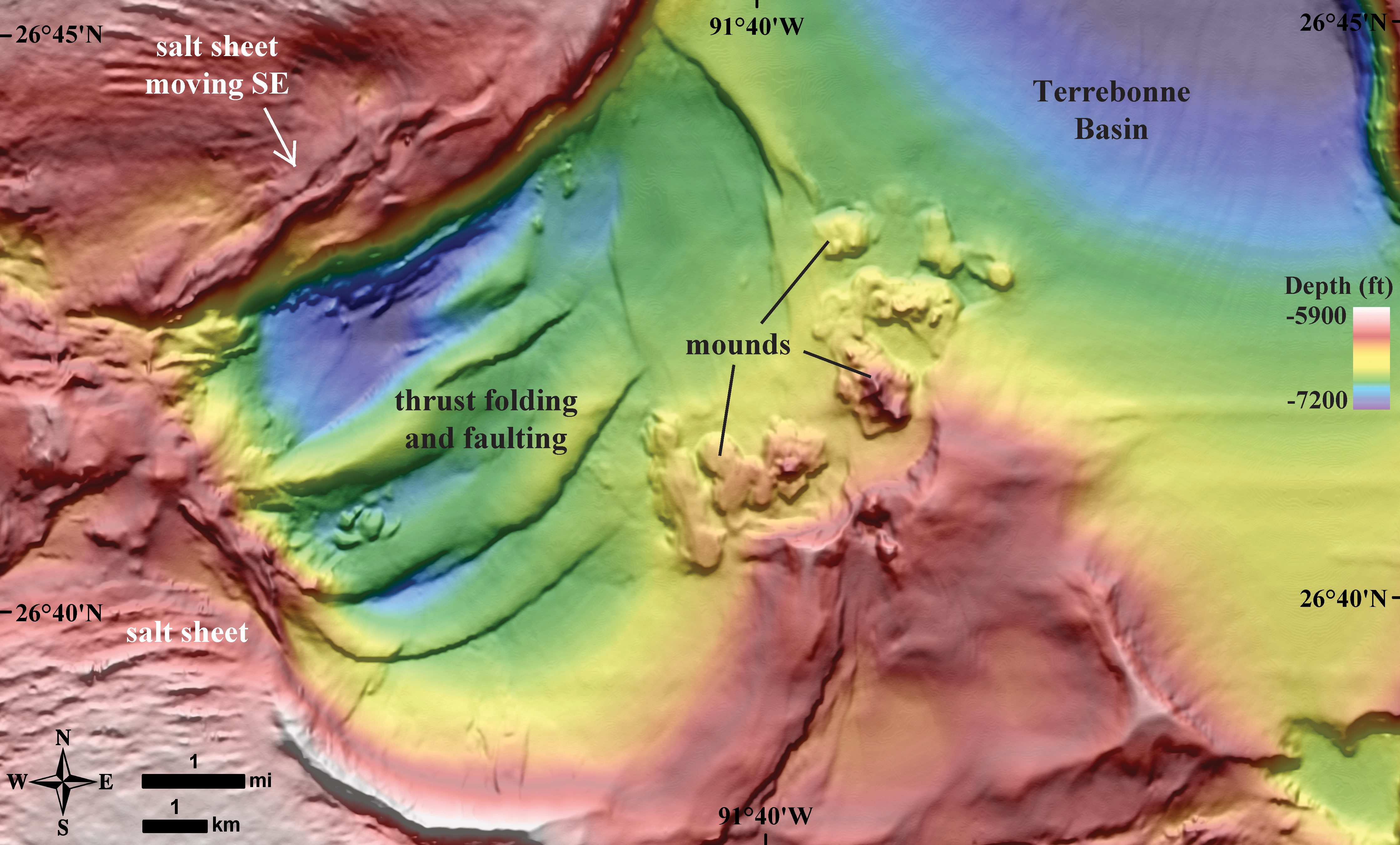 Northern GoA Deepwater Bathymetry Grid from 3D Seismic | Bureau of ...