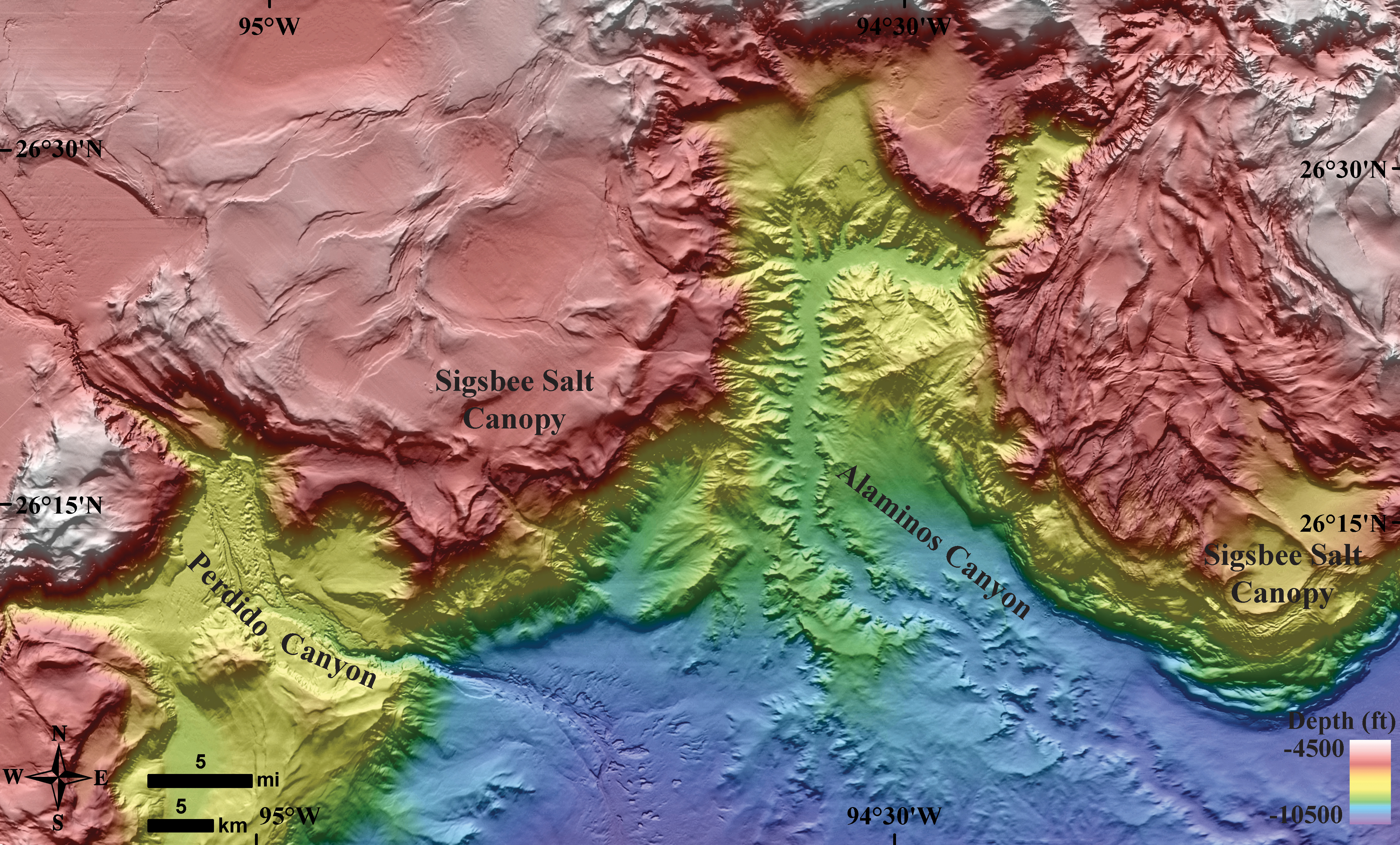 Northern GoA Deepwater Bathymetry Grid from 3D Seismic | Bureau of ...