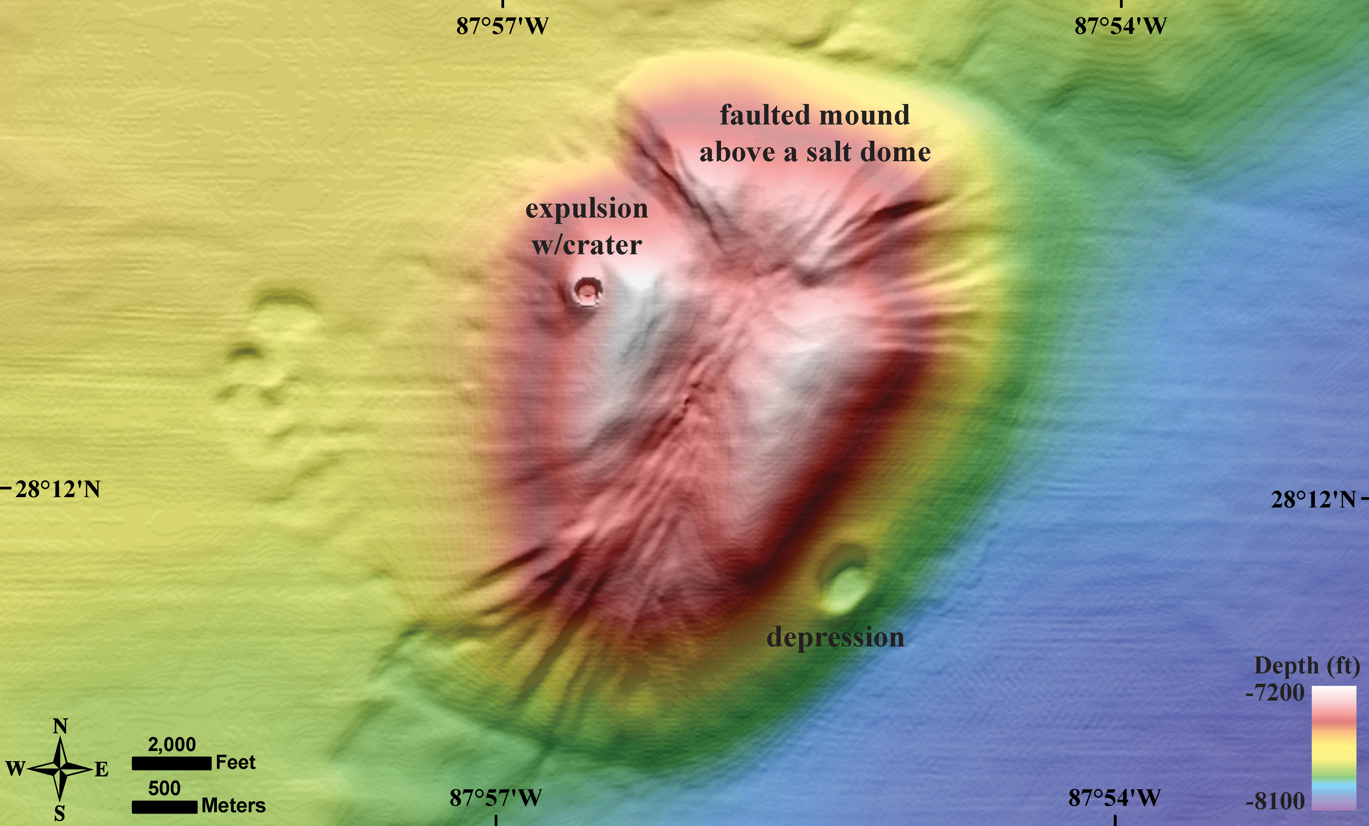 Northern GoA Deepwater Bathymetry Grid from 3D Seismic | Bureau of ...